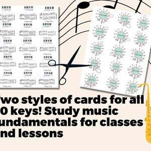 Music Theory FLASH CARDS, Printable, Music Teachers, Music Students ...