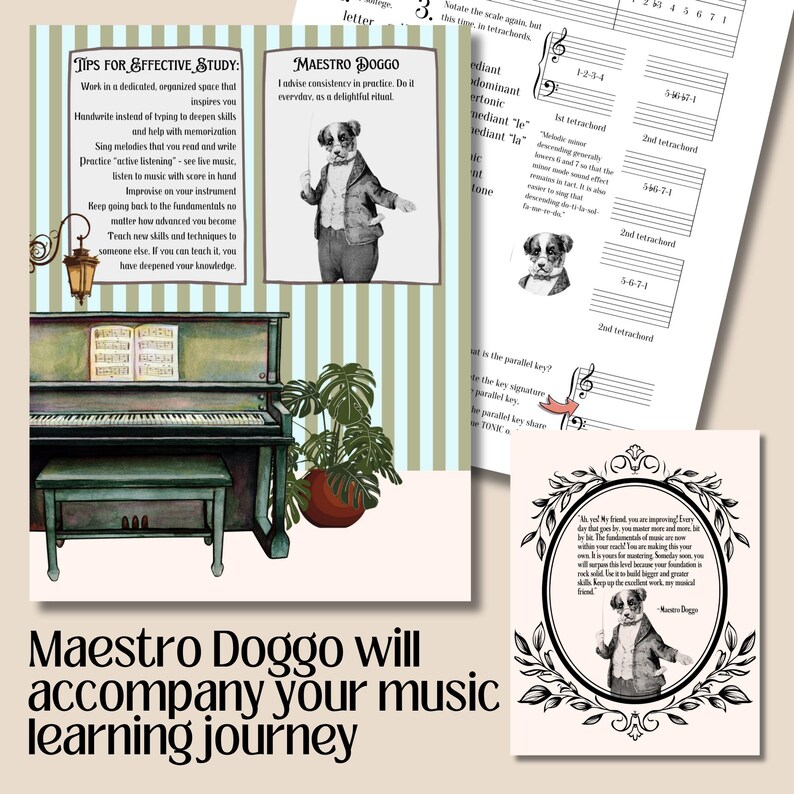 Music Theory Worksheets | 30 Weeks of Assignments, Scales, Key ...