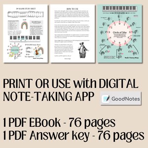 Music Theory Study & Practice Sheets | 30 Wks Music Theory Assignments ...