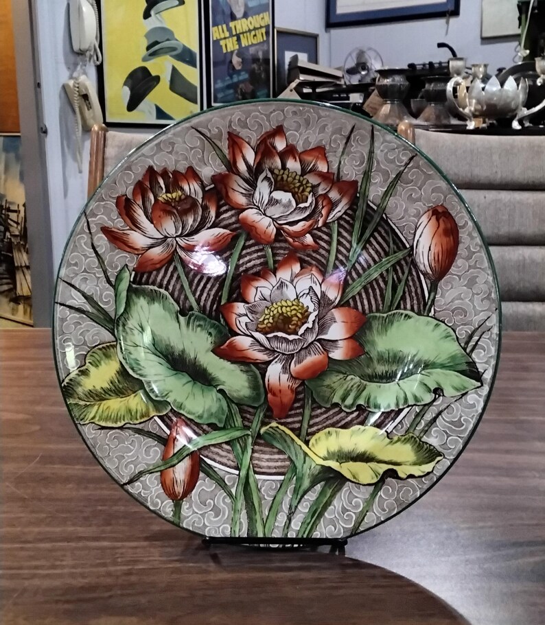 Wedgwood Water Lilly Plate Made in Etruia, England - Etsy