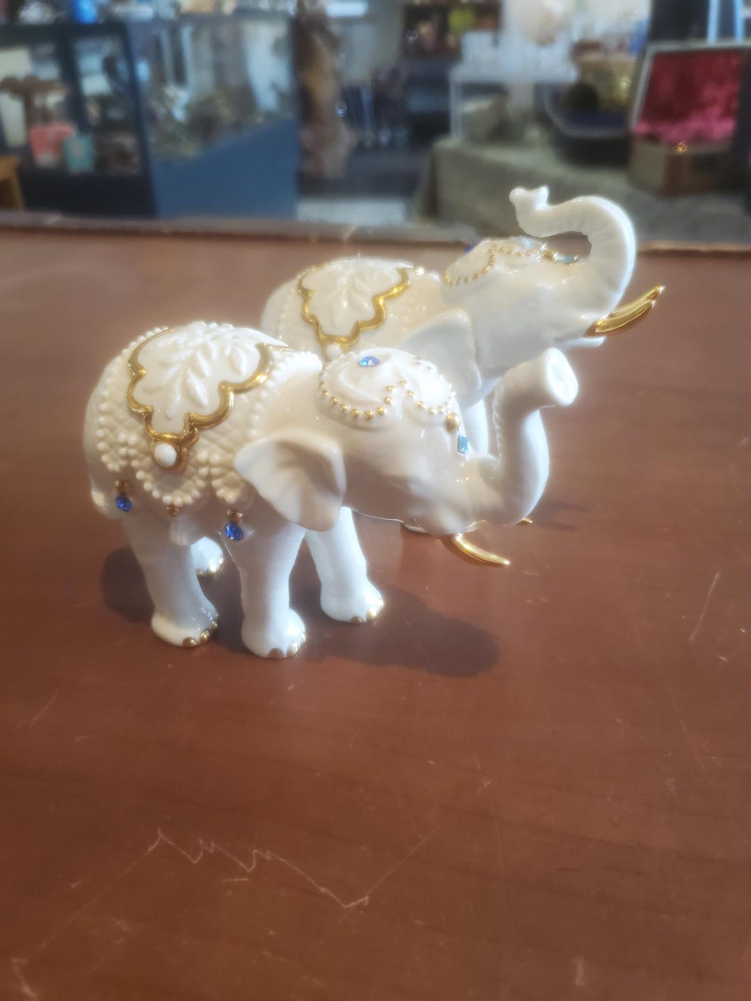 Lenox Ceramic Elephant Salt and Pepper - Etsy