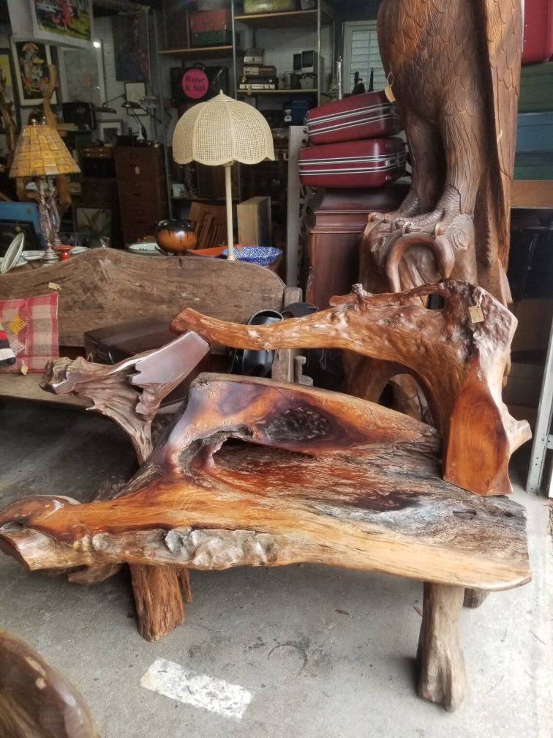 Amazing Mahogany Hand Made Bench From Philippines - Etsy