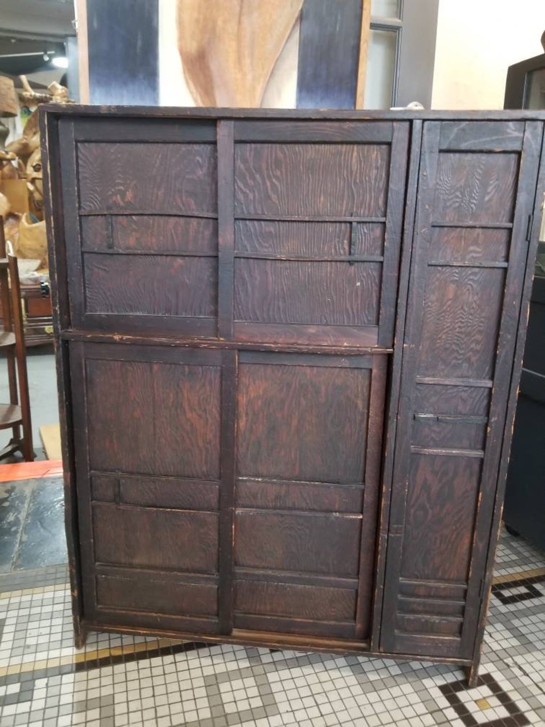 Japanese Geta Bako Shoe Tansu From Showa Period 1940's - Etsy