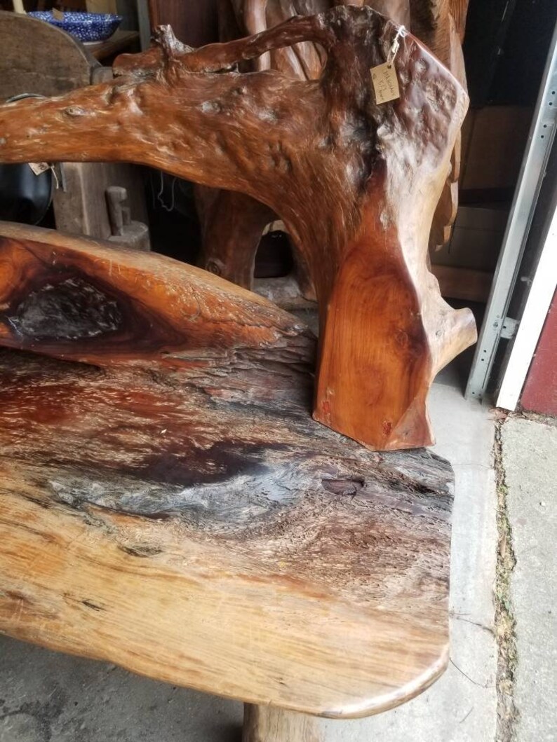 Amazing Mahogany Hand Made Bench From Philippines - Etsy