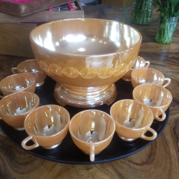 Punch Bowl - Etsy