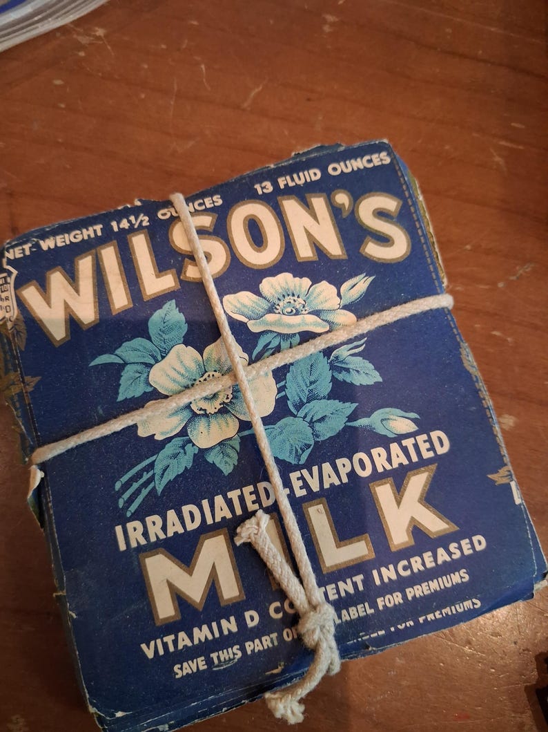 Vintage Wilson's Evaporated Milk Label Collection. 900 + in Total - Etsy