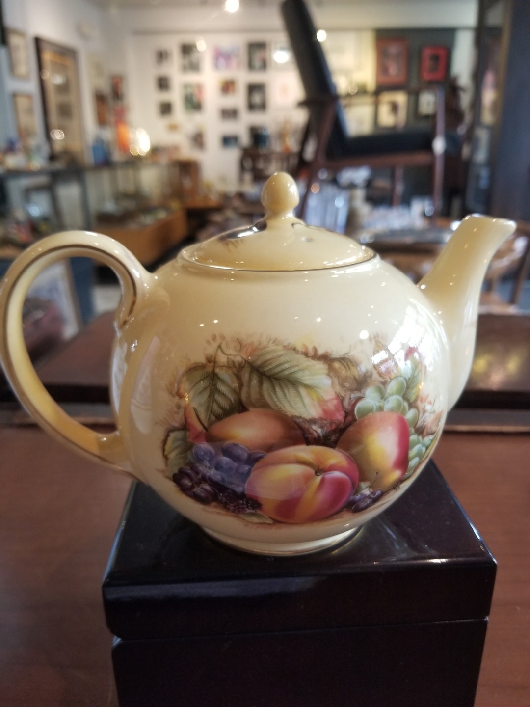Aynsley Orchard Mini Teapot - Etsy