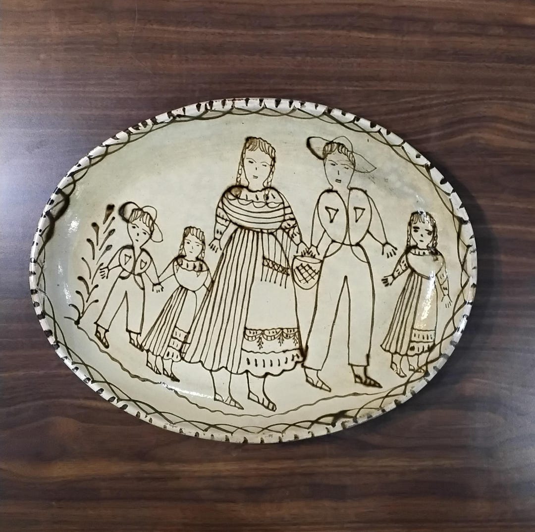 Mexican Michoachan Tzin Tzun Tzan 16x12 Platter - Etsy