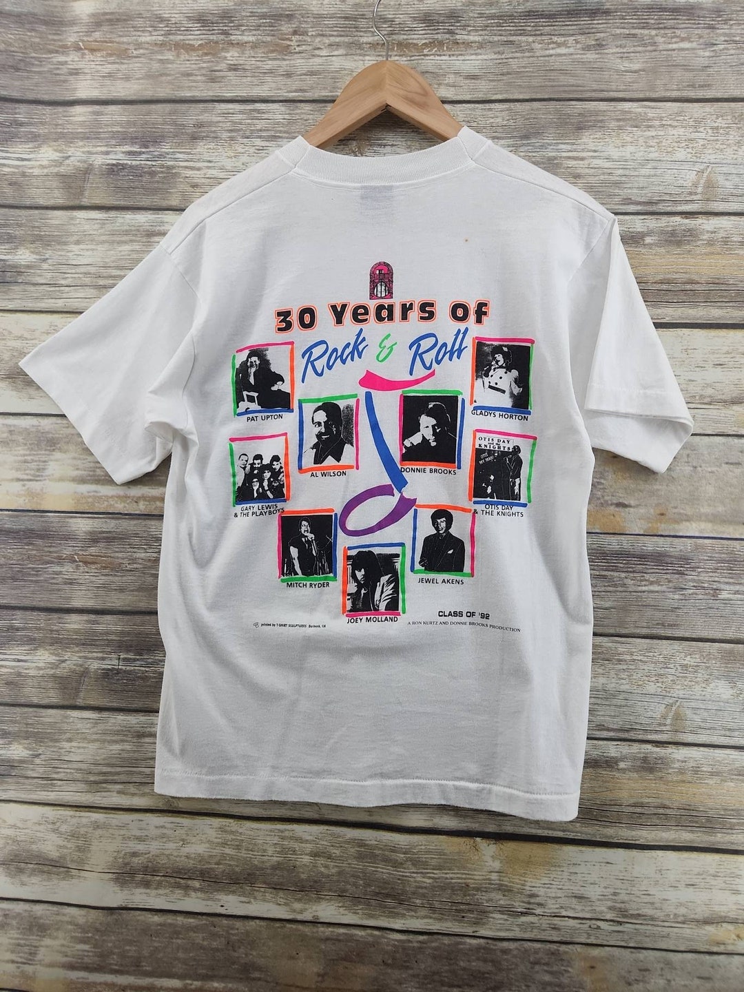 30 Years of Rock Music Otis Day 90s Very Rare Screen Stars Promo Shirt ...