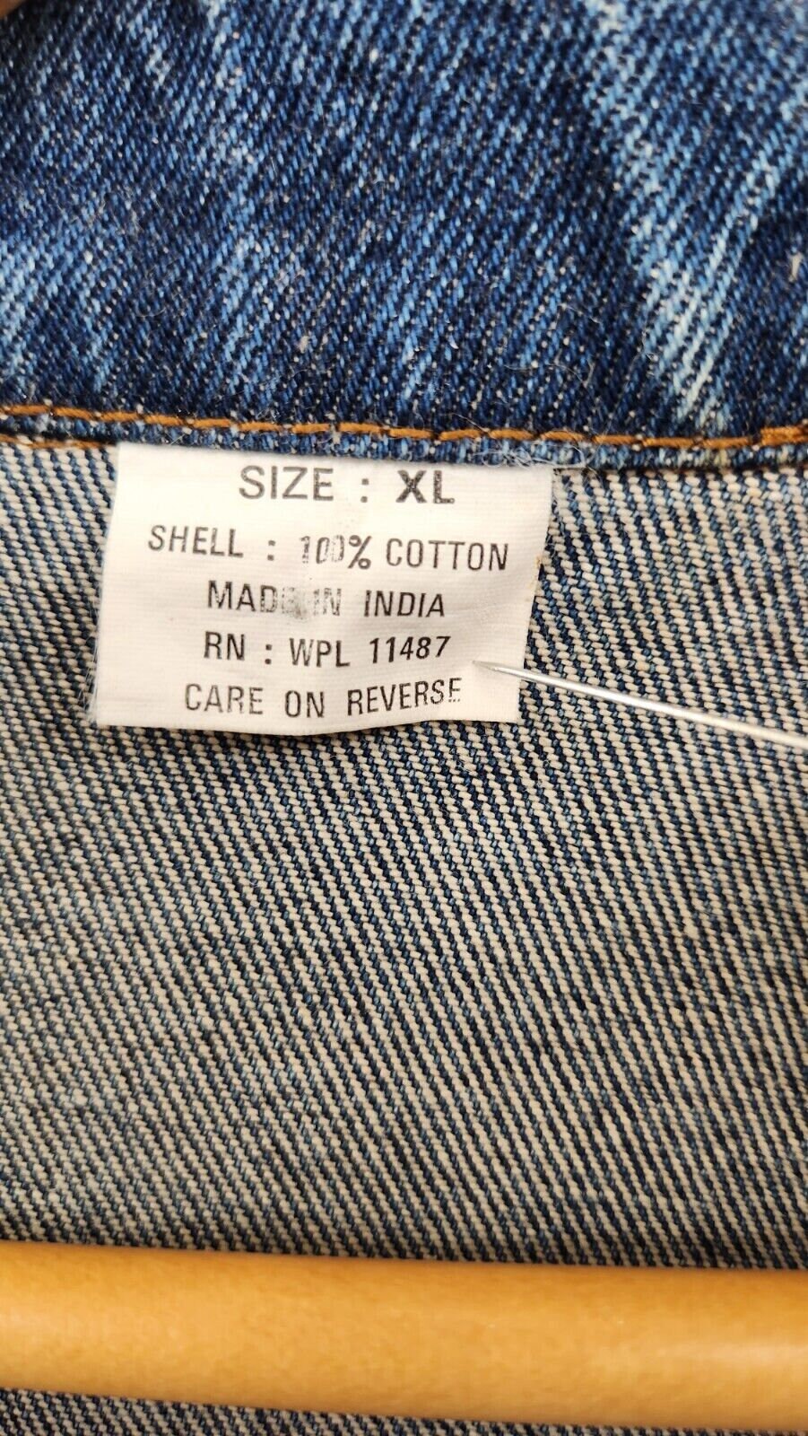 Pulp Fiction Jacket Denim Movie Set Staff Promo Vintage 1993 Buena ...