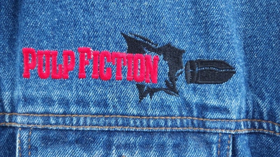 Pulp Fiction Jacket Denim Movie Set Staff Promo Vinta… - Gem