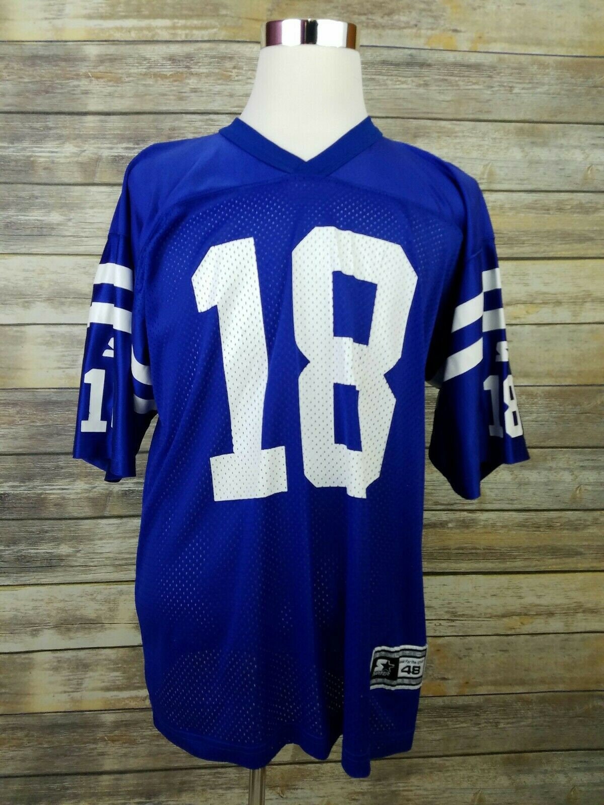 Peyton Manning #18 Indianapolis Colts Vintage 1998 Starter Jersey ...