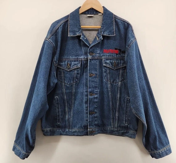 Pulp Fiction Jacket Denim Movie Set Staff Promo Vinta… - Gem
