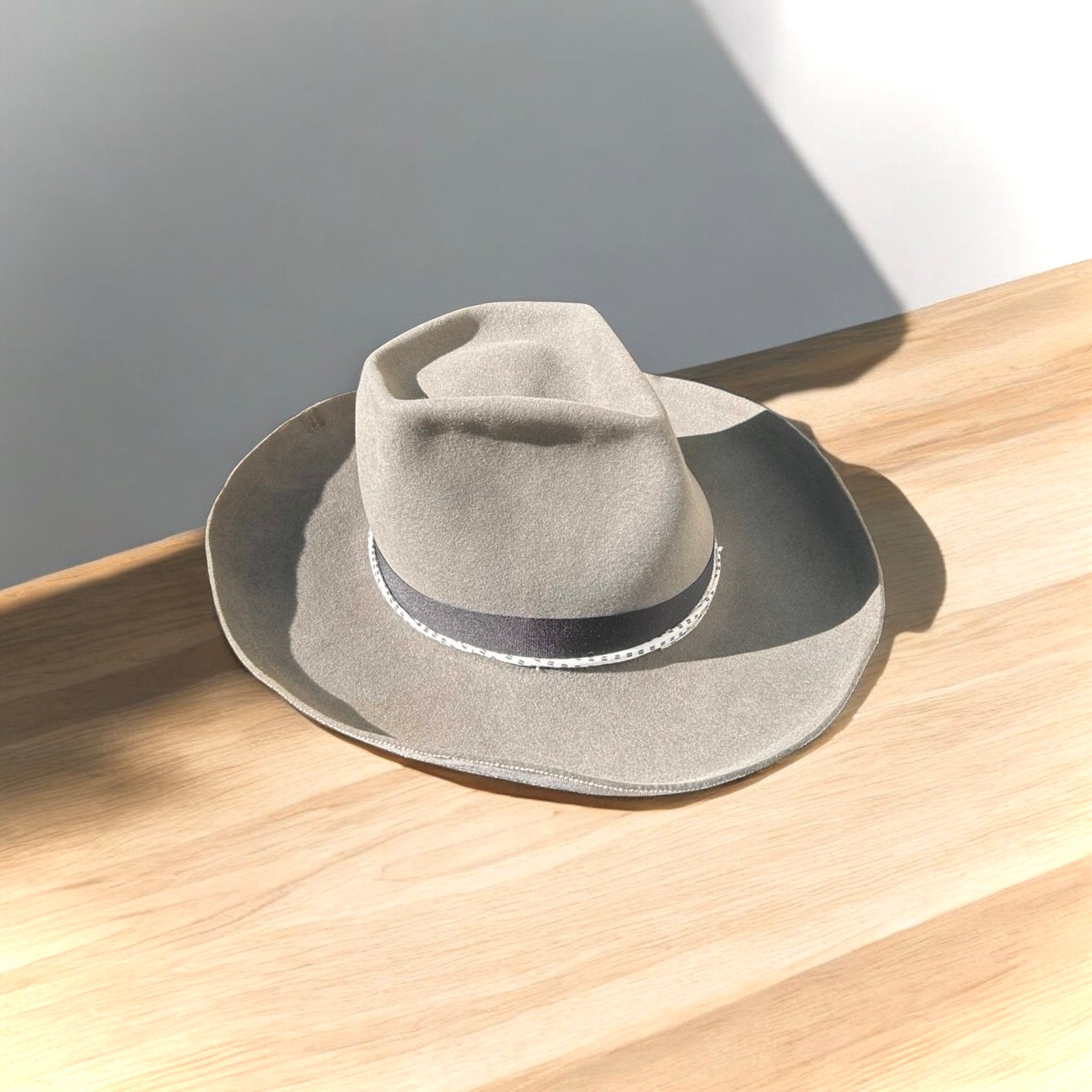 Rough Cut ~ Handmade Fur Felt Cowboy Hat by K. Doughty - Etsy