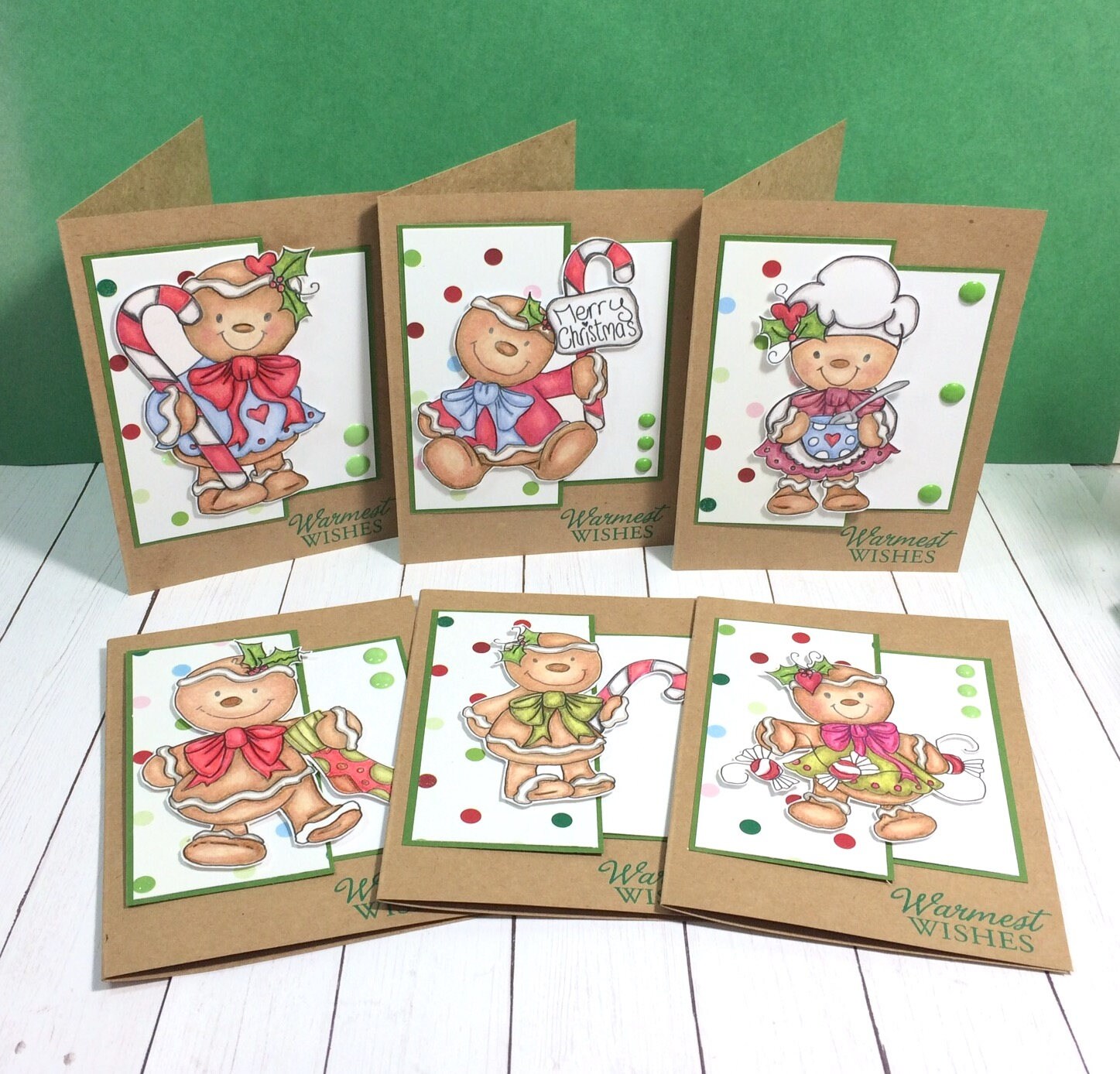 Holiday Card Set, Cute Holiday Card Set, Holiday Cards, Set of Holiday ...