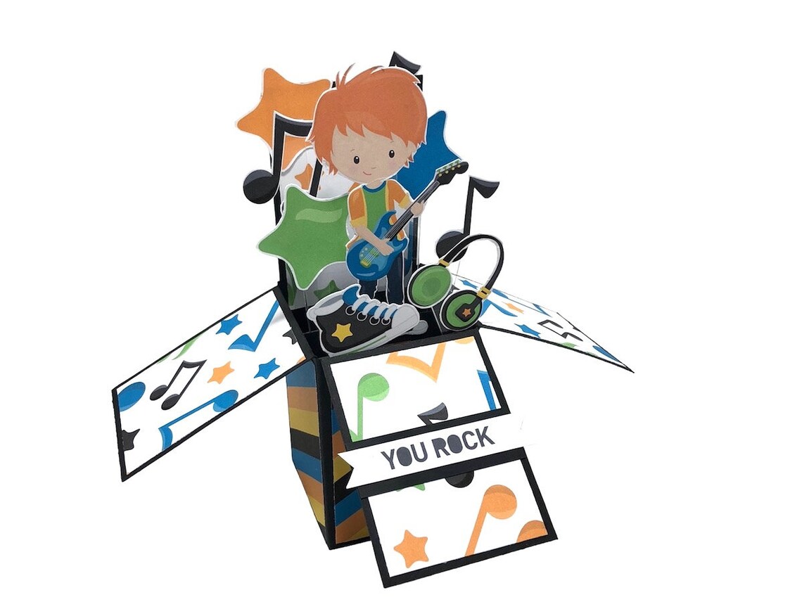 Boy Birthday Card, Birthday Card for Boy, Boy Pop up Birthday Card, Pop ...