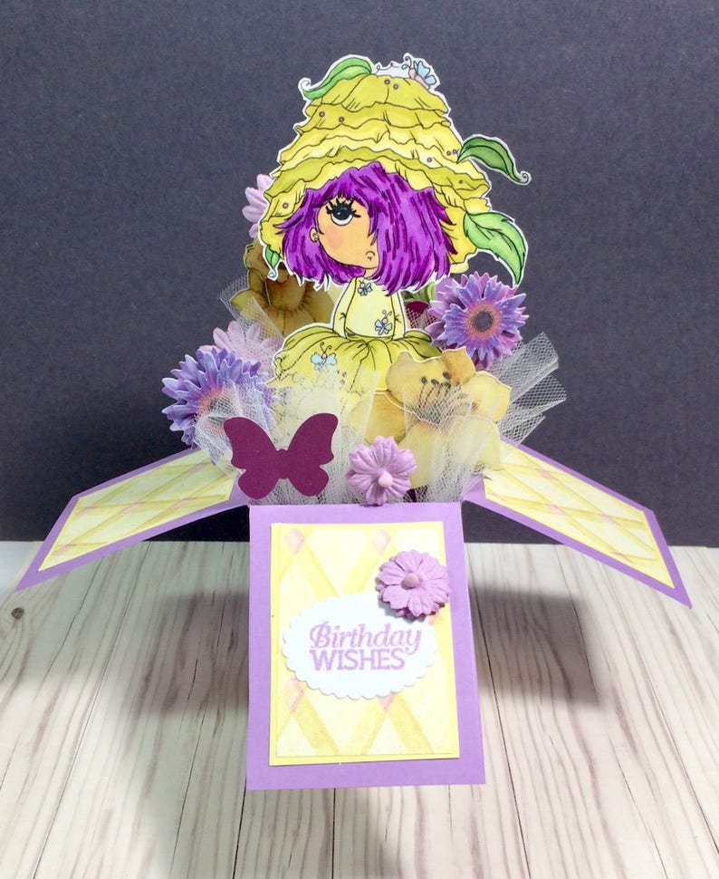 Custom Pop up Box Card, Custom Pop up Card, Custom Birthday Pop up Card ...