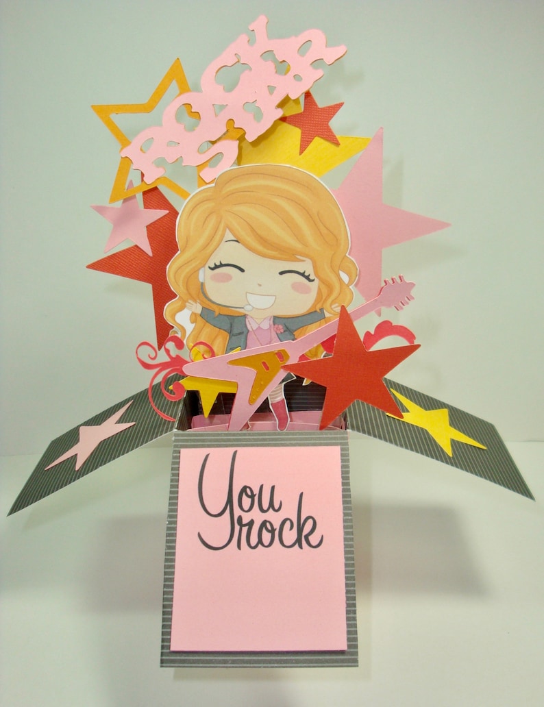 Custom Pop up Box Card, Custom Pop up Card, Custom Birthday Pop up Card ...