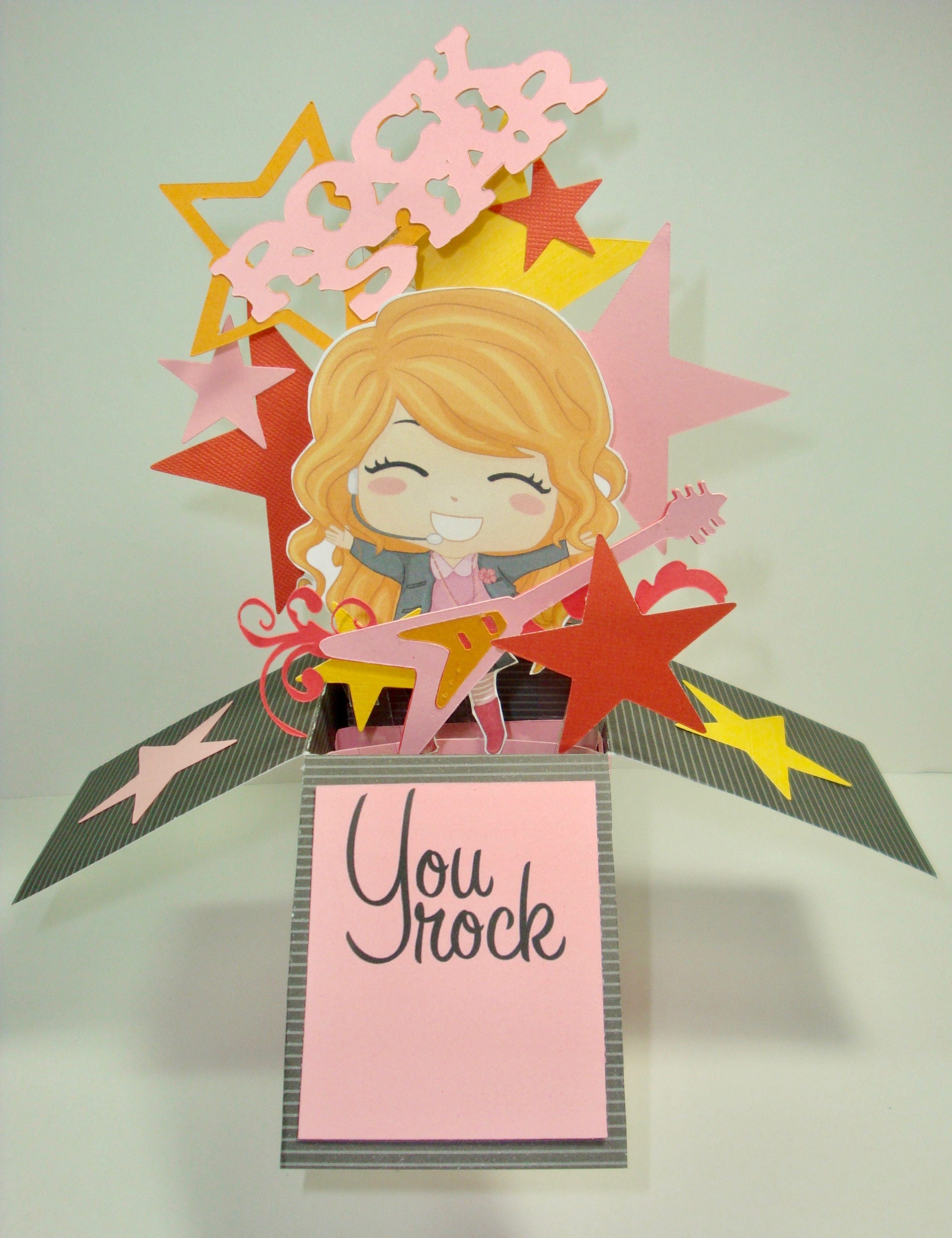 Custom Pop up Box Card, Custom Pop up Card, Custom Birthday Pop up Card ...