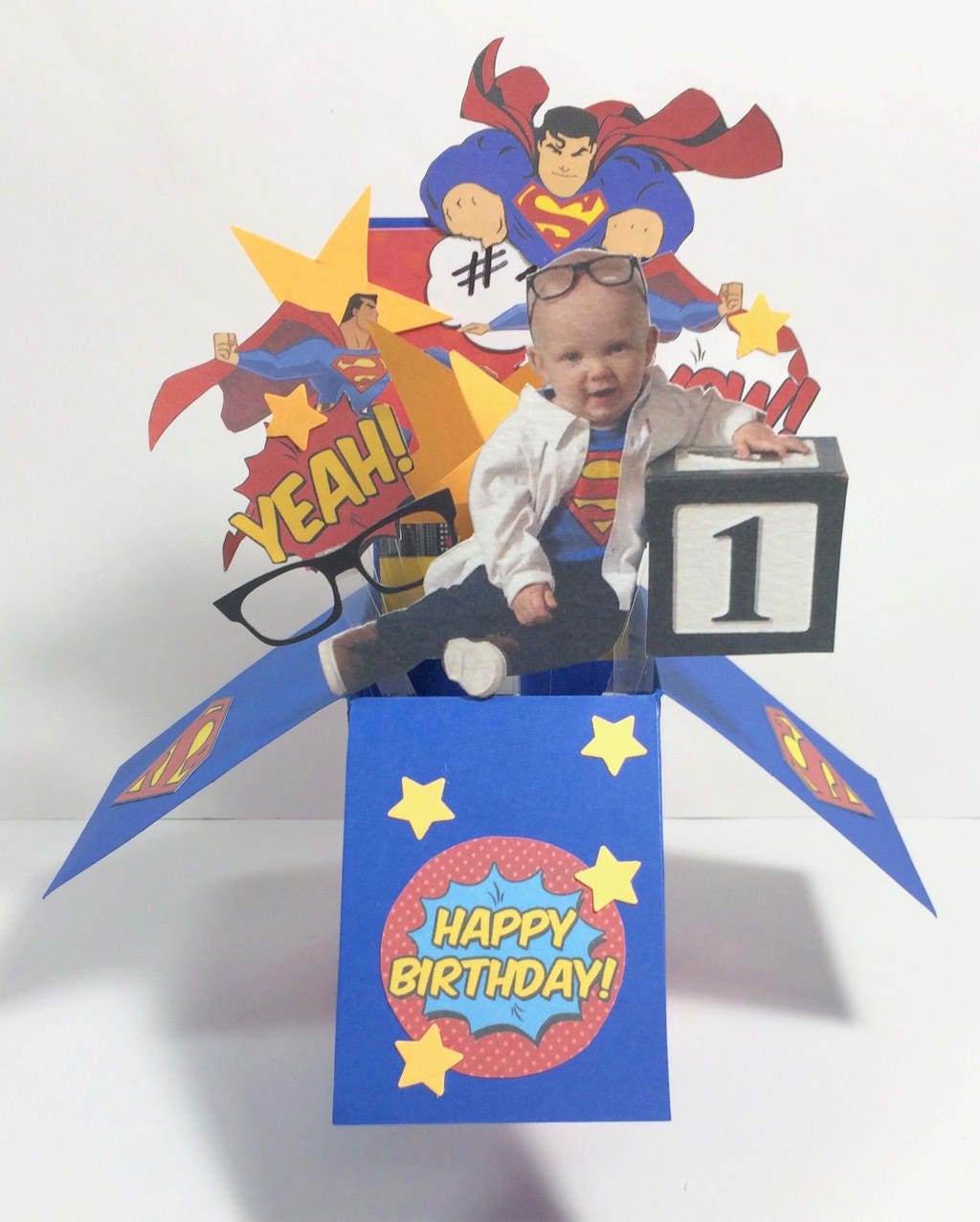 Custom Pop up Box Card, Custom Pop up Card, Custom Birthday Pop up Card ...