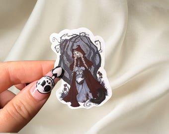 Printable Little Red Riding Hood Sticker Sheet, Cricut, Silhouette ...