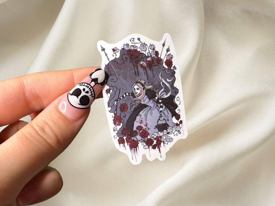 Painting the Roses Red | Gothic Sticker | Dark Fairy Tale Stickers - Etsy