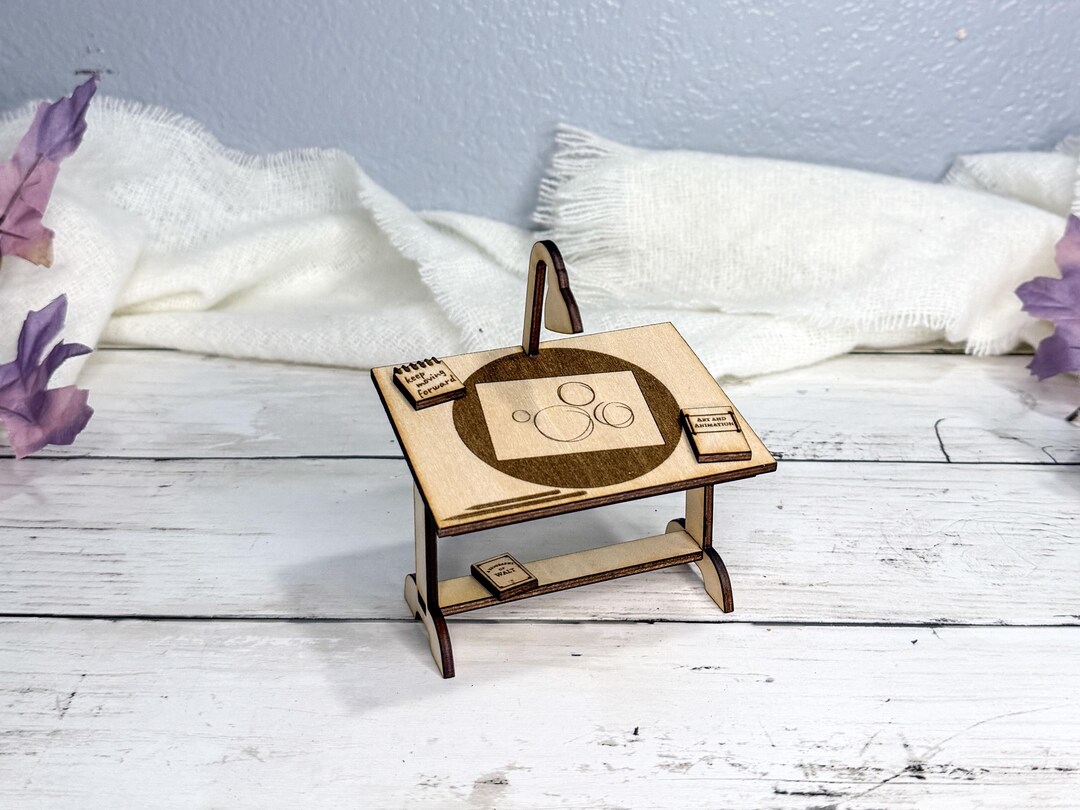 Miniature Animator Desk | Artist Diorama Inspired by Disney Animators ...