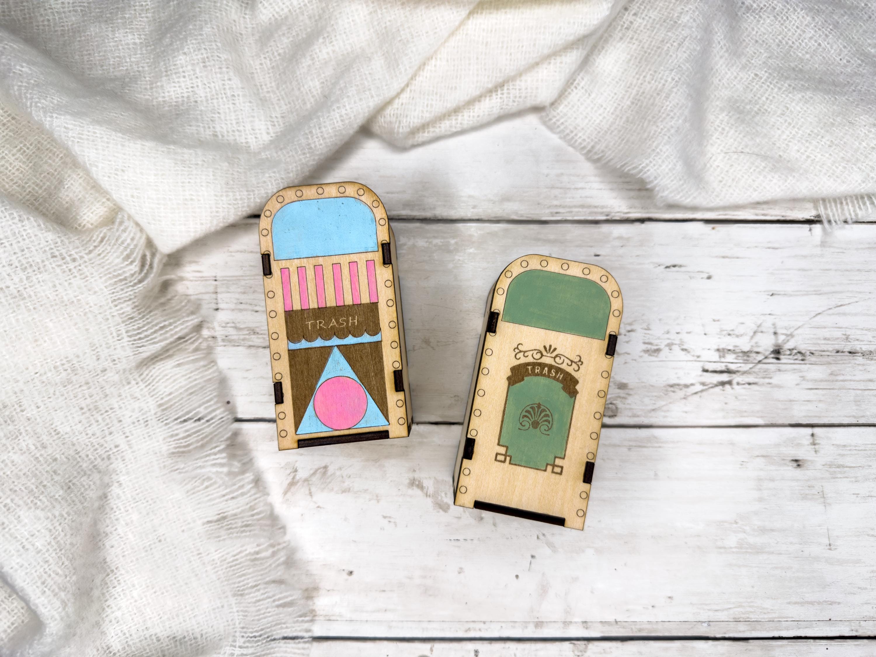 Park Inspired Trash Can Miniatures | Choose Fantasy or Main Street ...