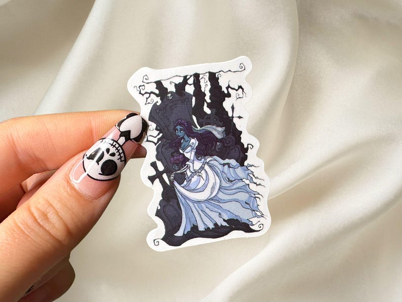 Undead Bride | Gothic Sticker | Dark Fairy Tale Stickers - Etsy
