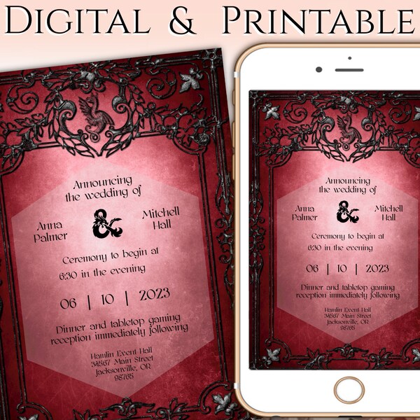 Dungeons and Dragons Wedding - Etsy