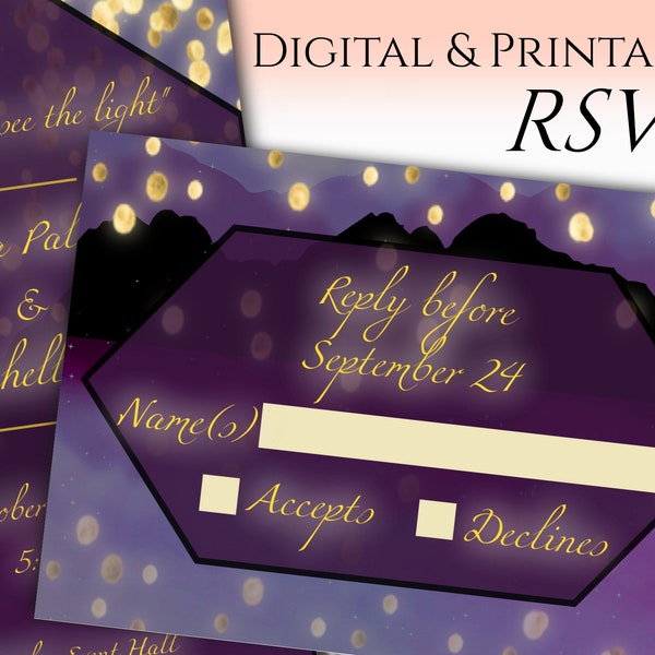 Lantern Invitation - Etsy