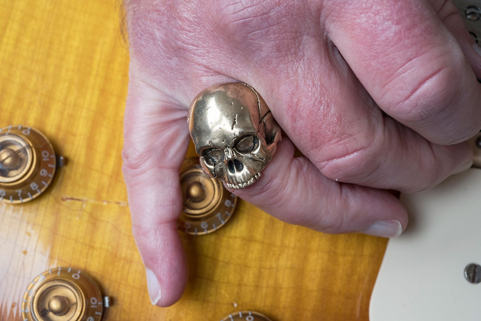 Keith Richards Skull Ring Skull Ring Bronze Skull Ring Mens - Etsy