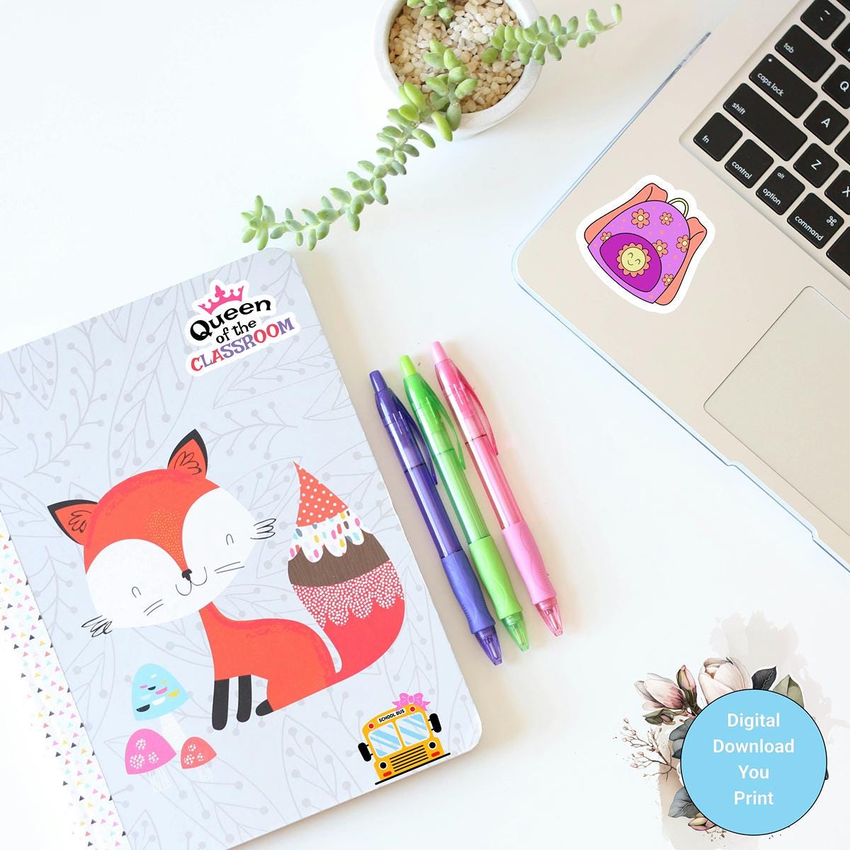 101 Fun Back to School Printable Stickers | Decorative and Cute ...