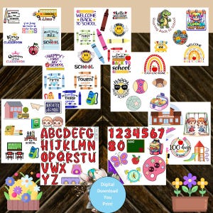 101 Fun Back to School Printable Stickers | Decorative and Cute ...