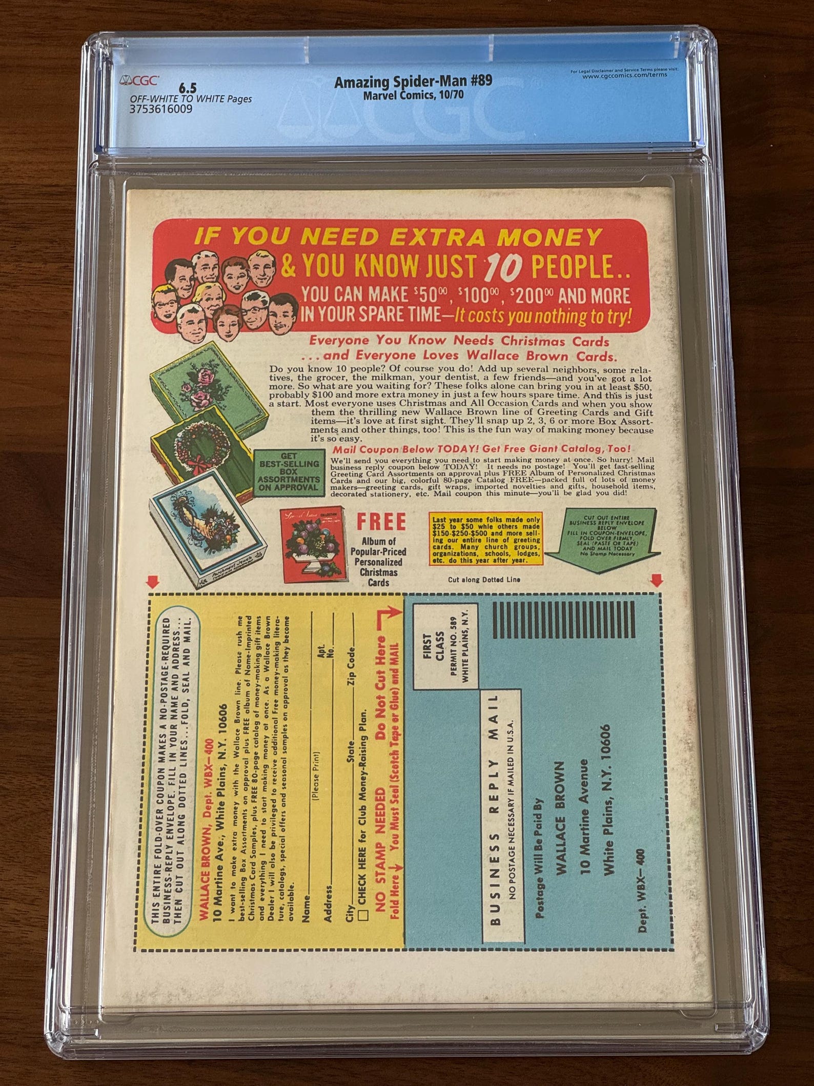 Amazing Spider-man #89 CGC 6.5 - Etsy