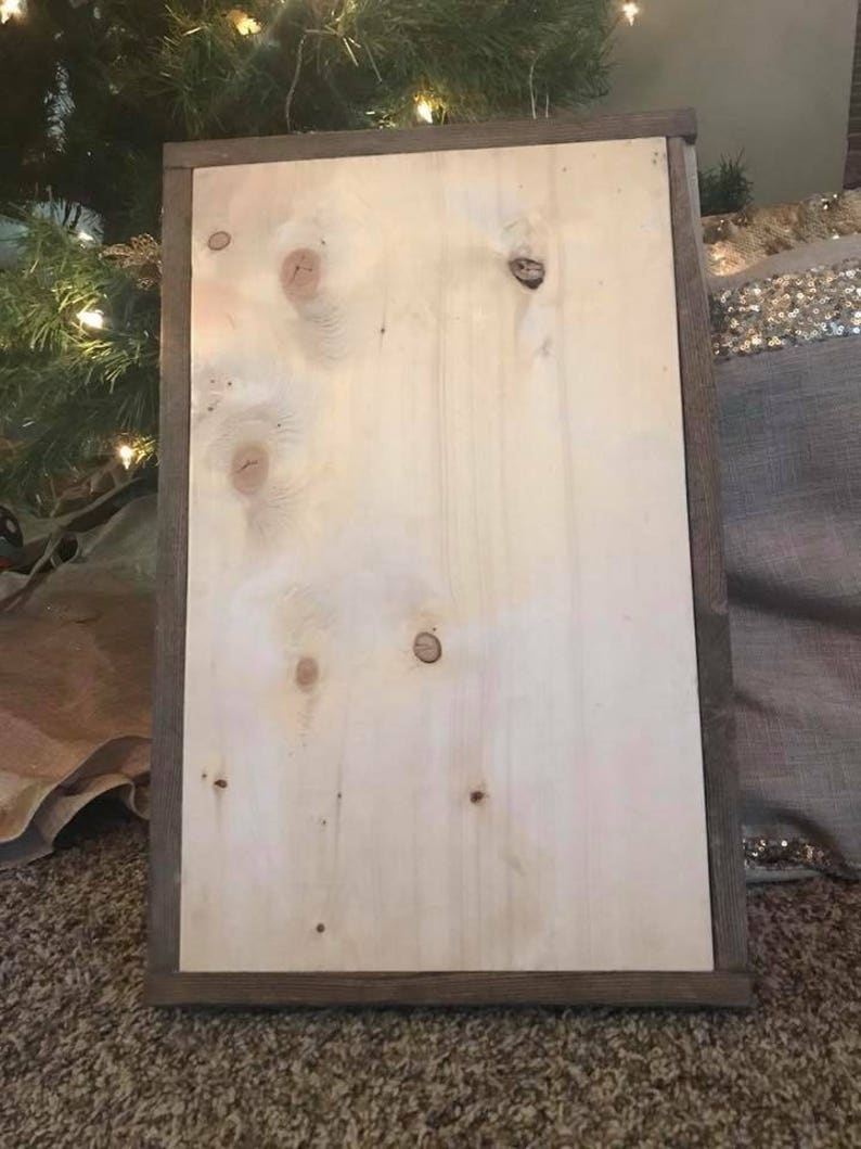 UNFINISHED Wood Frame Sign DIY Wood Sign With Frame | Etsy