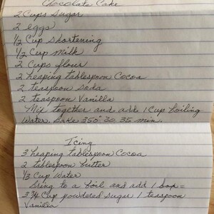 Custom Handwritten Recipe Sign Made From Your Recipe Card - Etsy