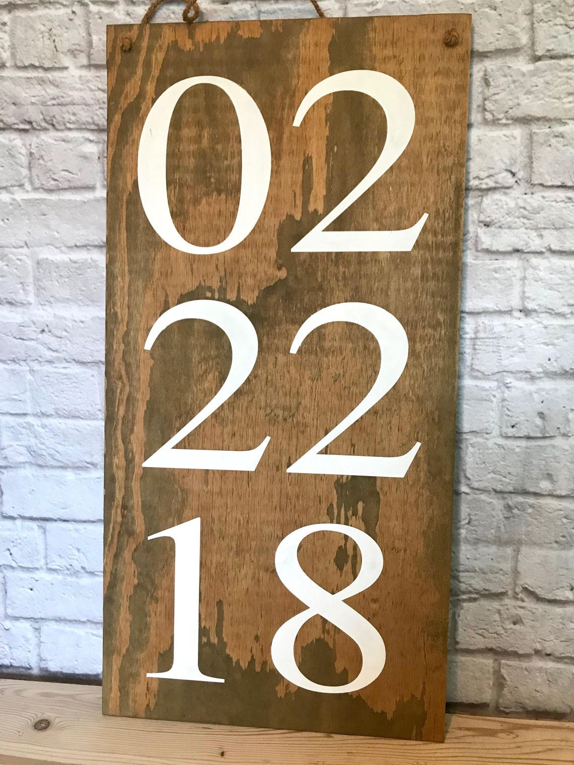 Anniverary Date Sign Wedding Date Sign Farmhouse Decor - Etsy
