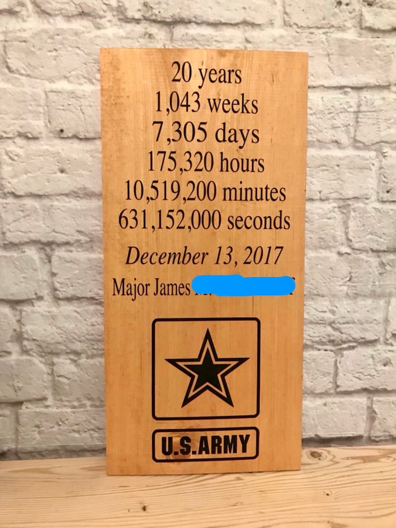 Military Retirement Gift Military Gift | Etsy