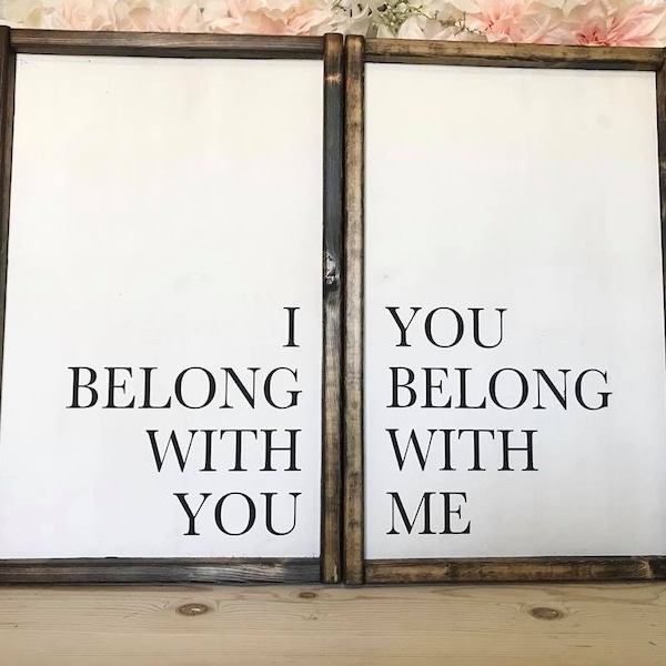 I Belong With You You Belong With Me - Etsy