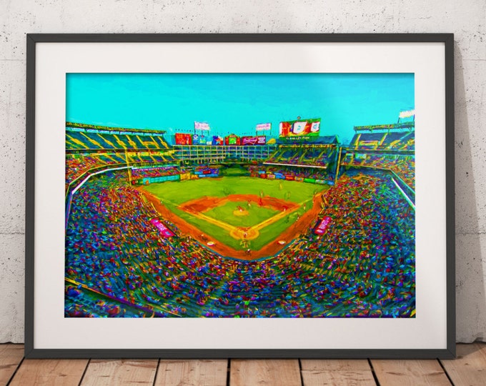 Texas Rangers Globe Life Park Baseball Stadium Print - Etsy
