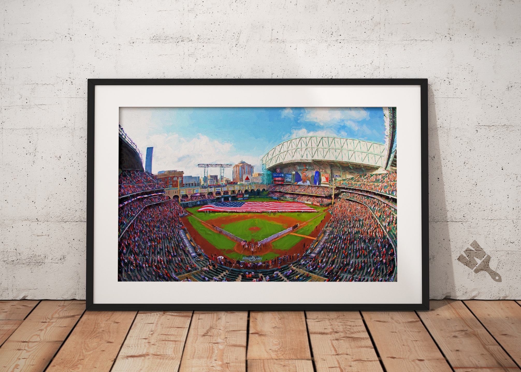 Houston Astros Stadium Minute Made Park Print Baseball Stadium houston-astros-stadium-minute-made-park-print-baseball-stadium