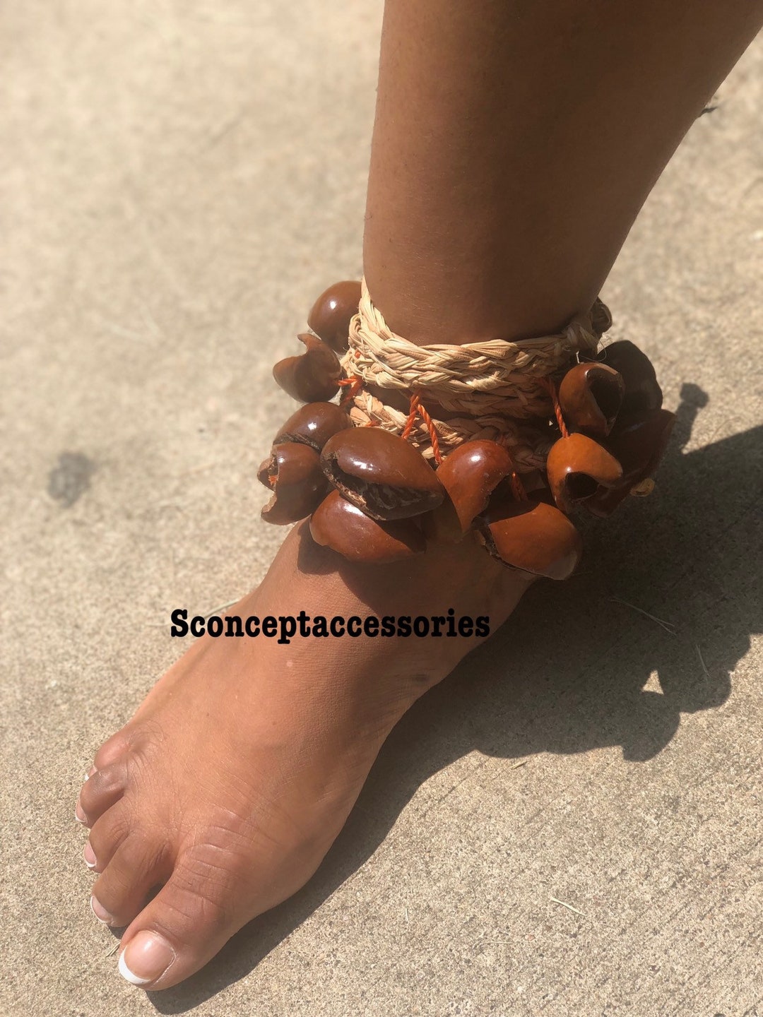 African Traditionally Dancing Ankle Tambourine/ Sold per Pair as Set ...