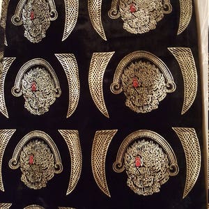 Isi Agu Cultural African Fabric/isi Agu Velvet Fabric/bridal Outing ...
