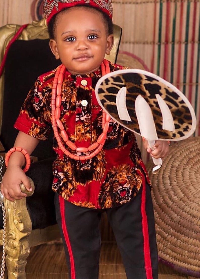 New Luxury Kids Isi Agu Top & Accessories Sold as Set/isi Agu - Etsy