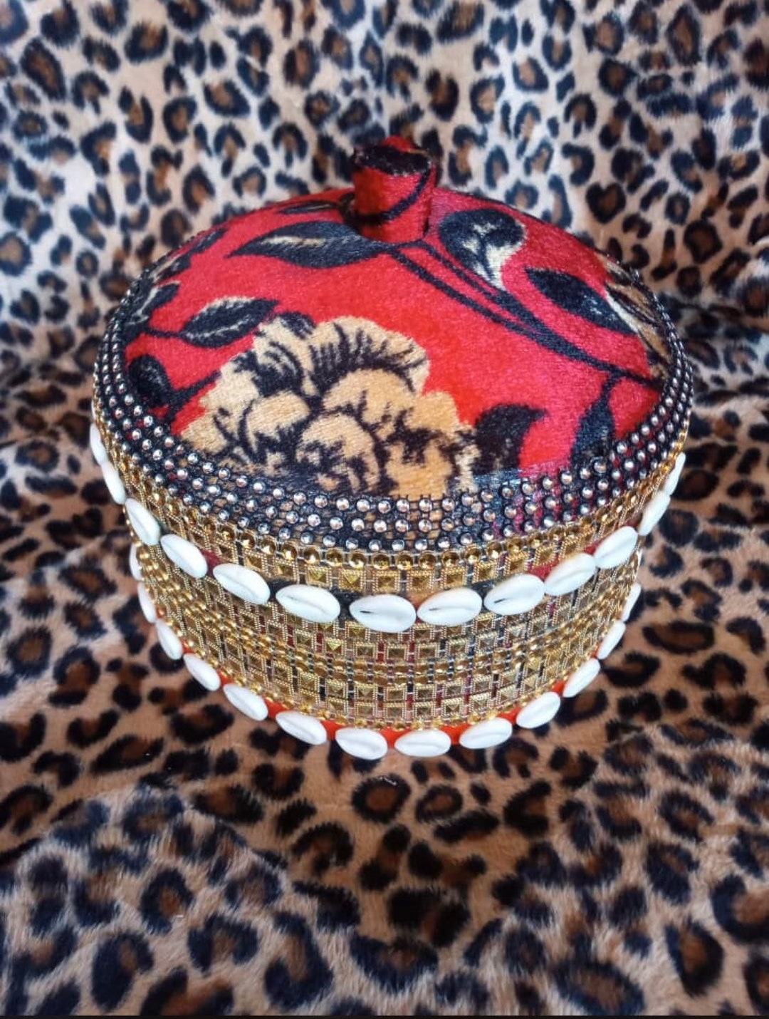 New Cowries Royalty Hat/african Prince/traditional Hat/chieftaincy Hat ...