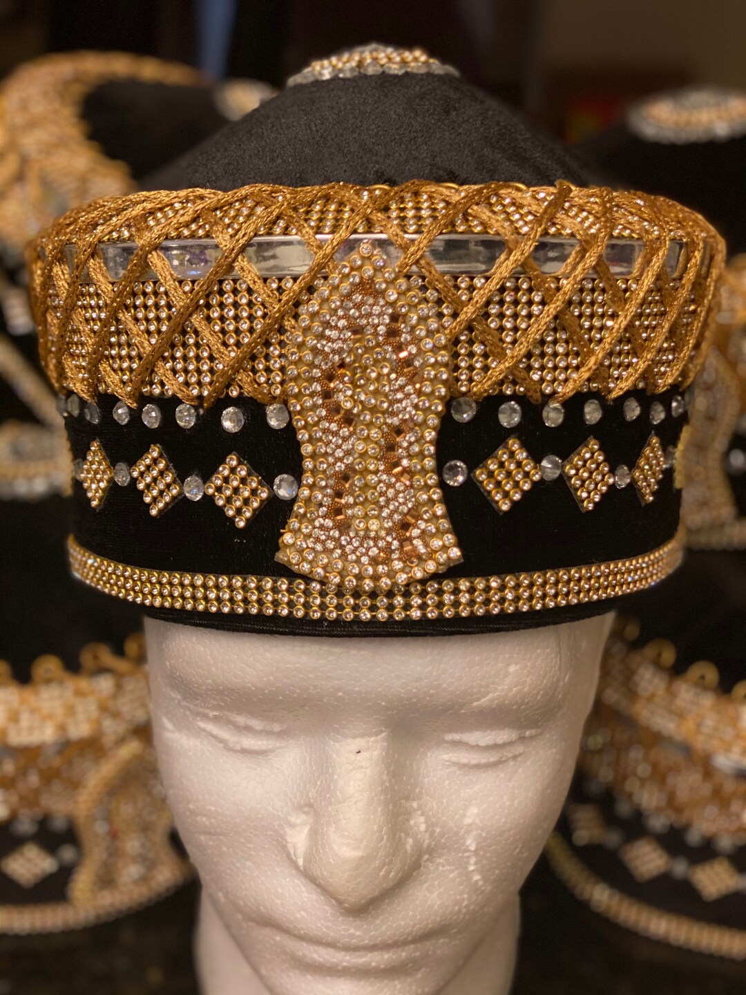 Luxury Hand Made Men Hat/gold Embellished Hat for Men/men’s Hat/luxury ...