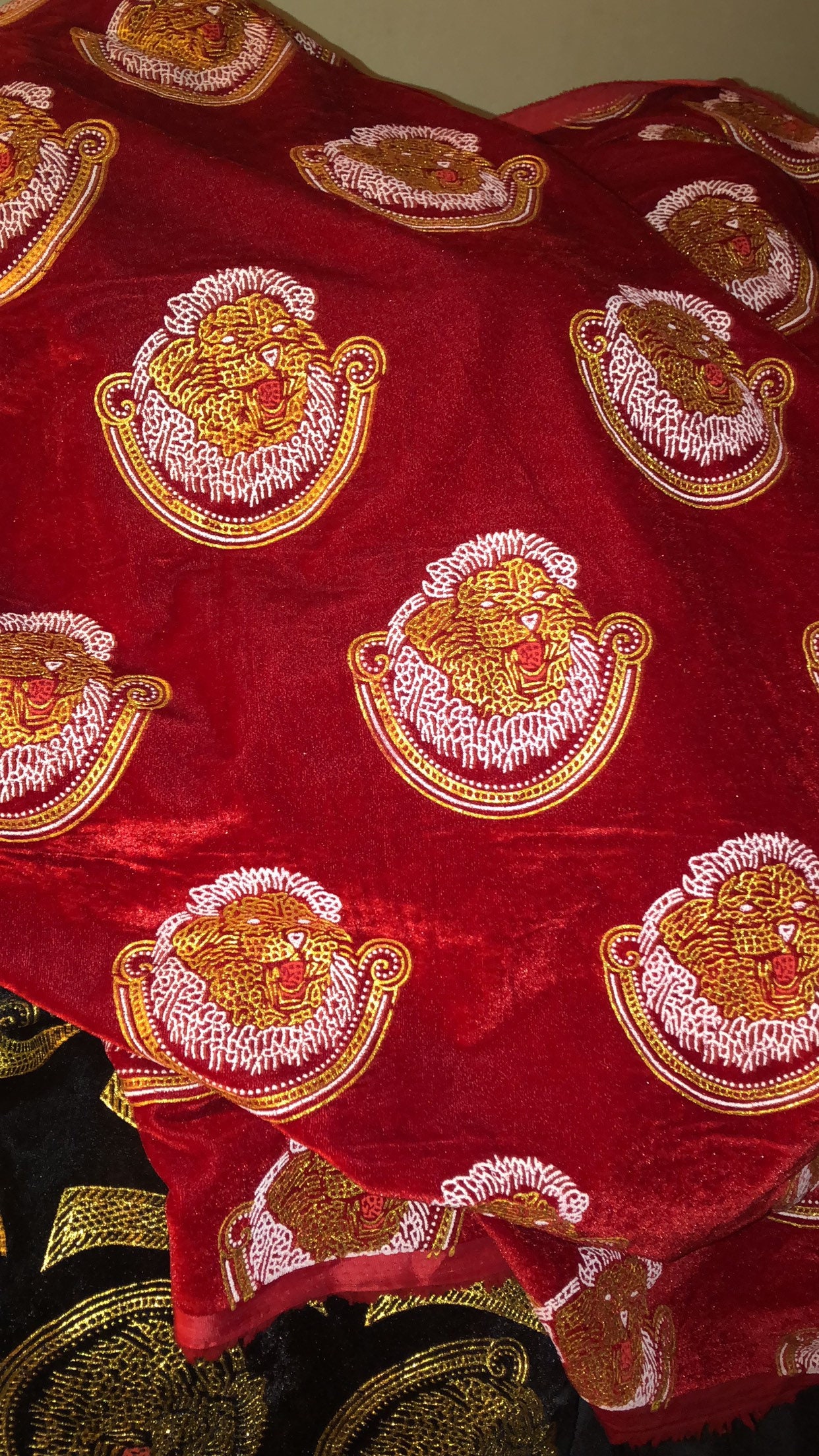 Isi Agu Cultural African Fabric/isi Agu Velvet Fabric/bridal - Etsy ...