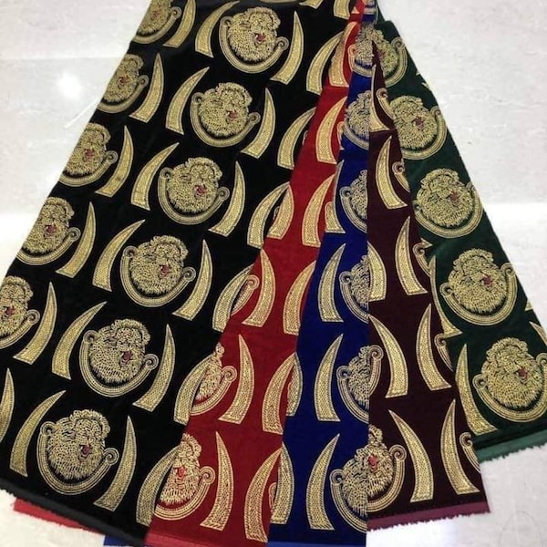 Beaded Velvet Fabric - Etsy