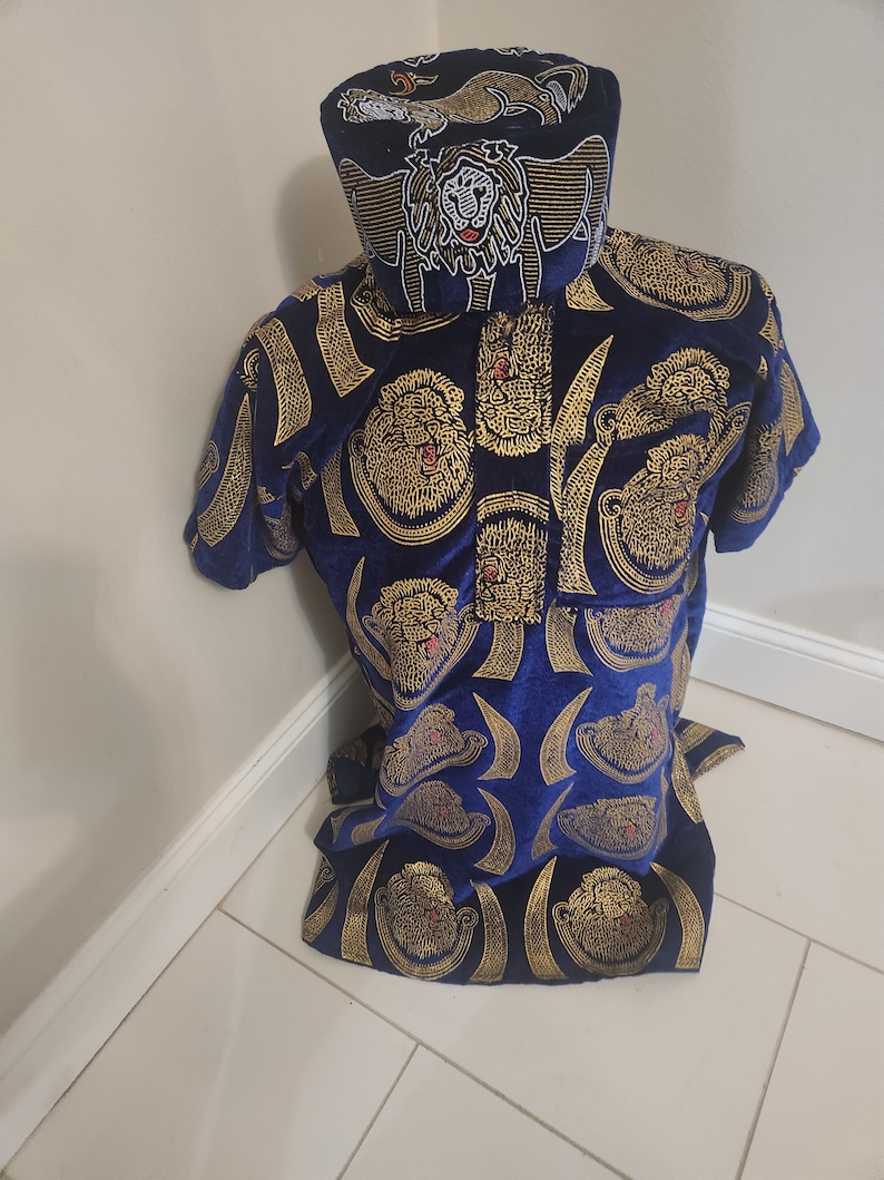 Custom Isi Agu Men's Top: Choose Your Fabric & Style - Etsy